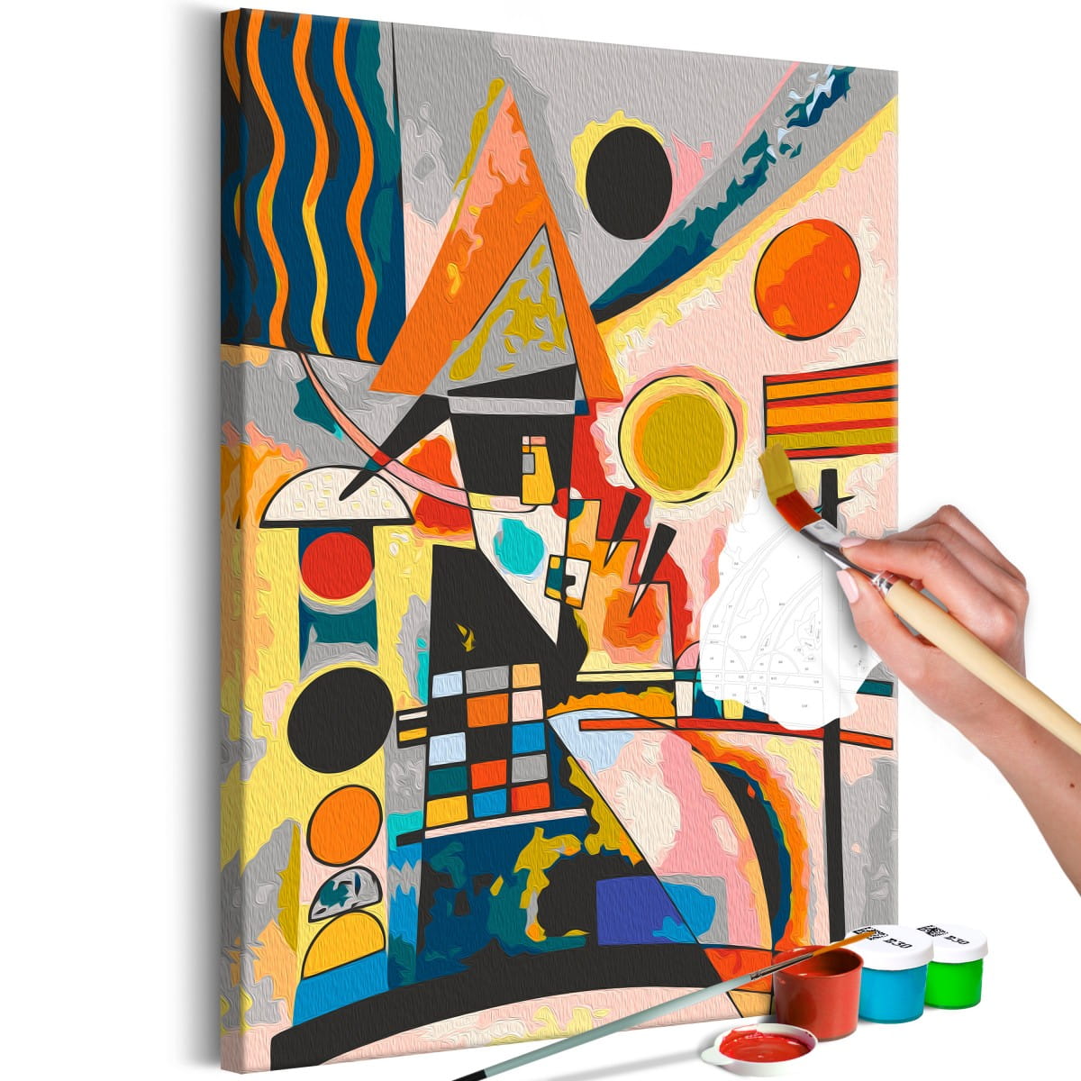 Obraz do samodzielnego malowania - Vasily Kandinsky: Swinging • Tapetuj.pl