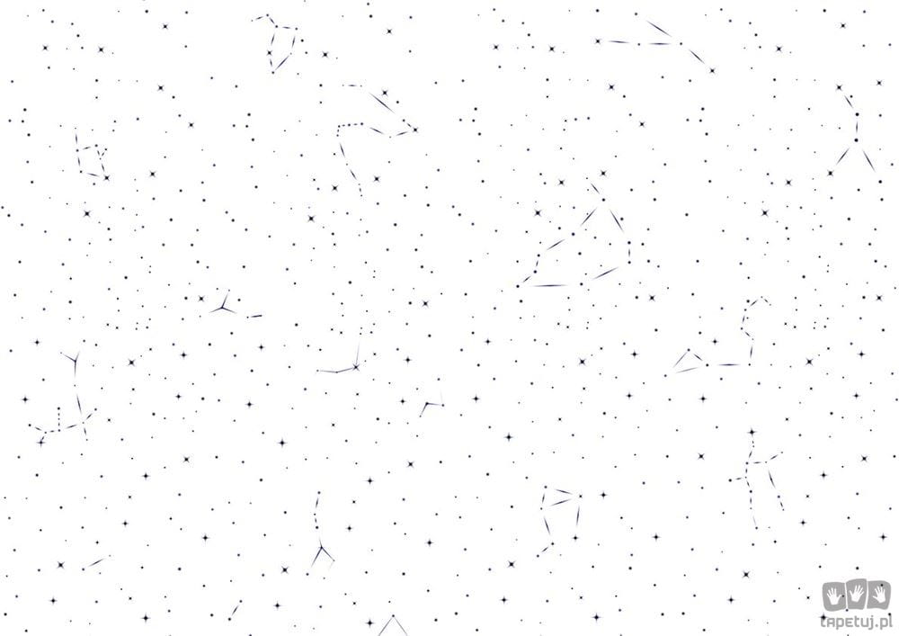 Fototapeta Starry Night white • Tapetuj.pl